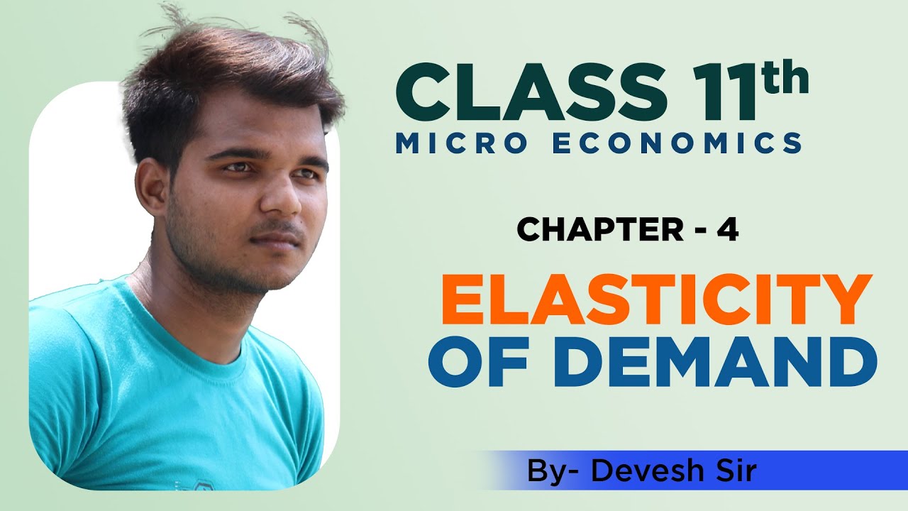 Elasticity of Demand | Microeconomics | Class 11 - YouTube