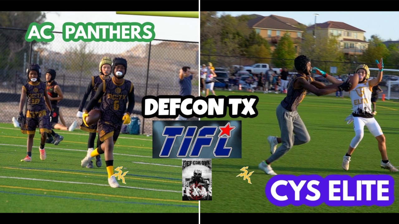 Defcon TX TIFL week 2 vs Alamo City Panther & CYS Elite - YouTube
