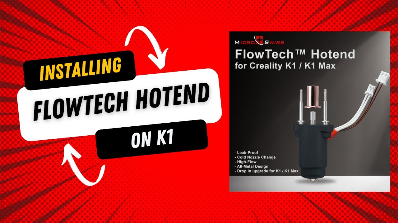 INSTALLING THE MICRO SWISS FLOTECH HOTEND ON CREALITY K1 - YouTube
