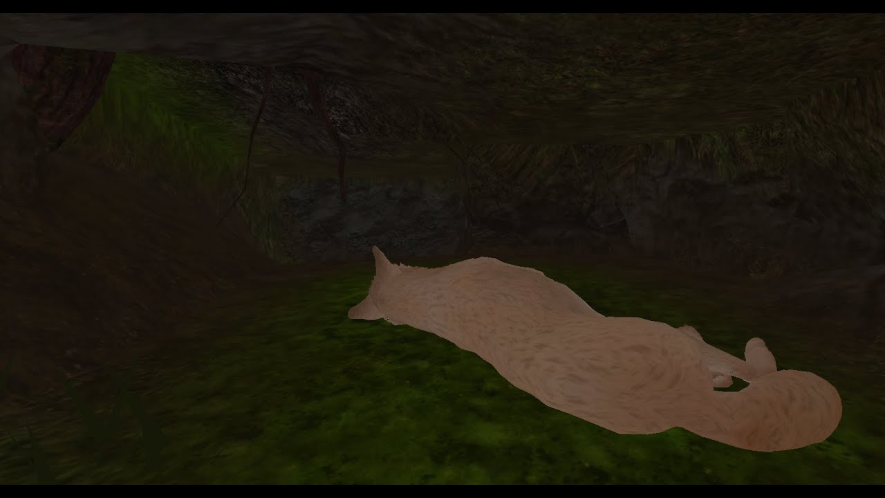 Playing as a leucistic dire wolf in Cenozoic Survival! (Part 2!) - YouTube