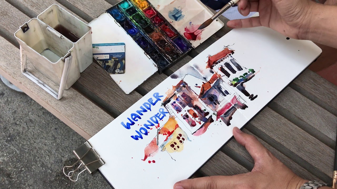Paul Wang, Urban Sketchers Testimonial - YouTube