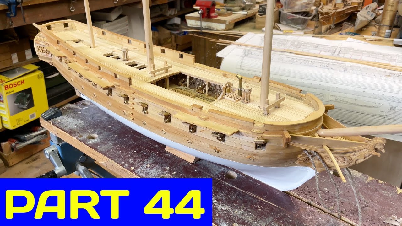How to build Ship Model, Part #44 - The Carolina 1/65 - YouTube