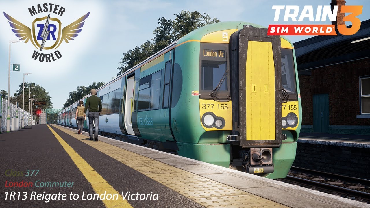 1R13 Reigate to London Victoria - London Commuter - Class 377 - Train ...