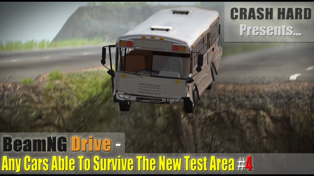 BeamNG Drive - Any Cars Able To Survive The New Test Area #4 - YouTube