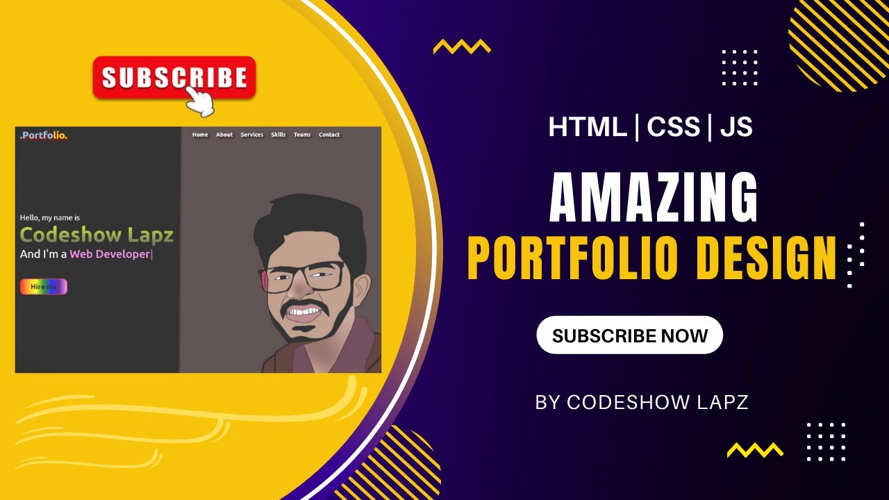 Amazing Complete Responsive Personal Portfolio Design 👨‍🎓👩‍🎓 | CodeShow ...
