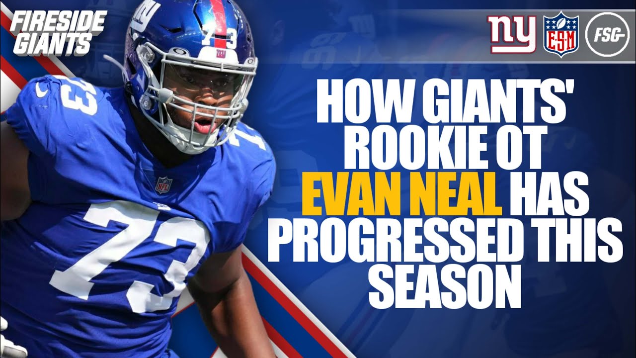 How Giants’ rookie OT Evan Neal has progressed this season - YouTube