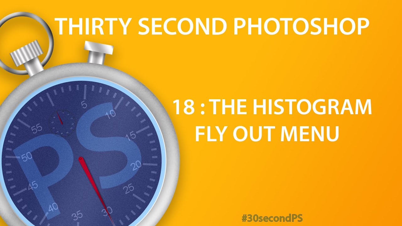 Photoshop Histogram Fly Out Menu - YouTube
