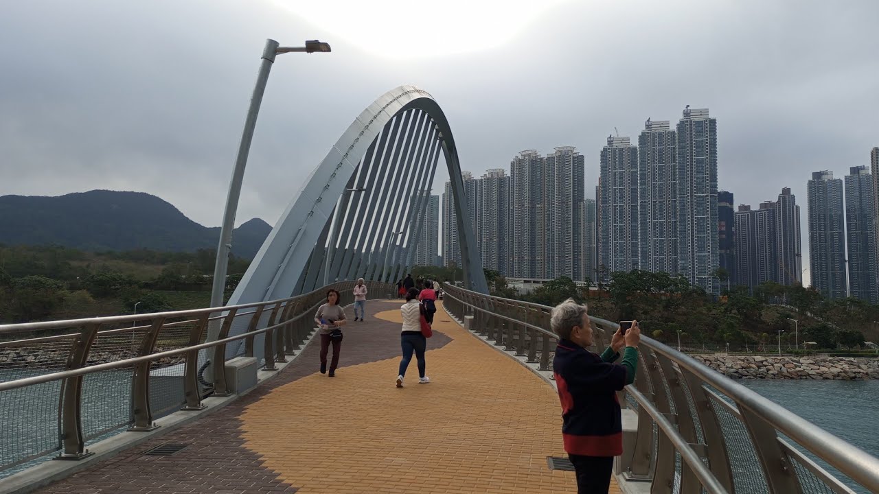Tseung Kwan O Waterfront and the New Bridge - YouTube