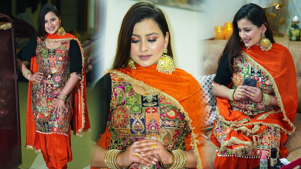 Getting Ready For Jaggo Function || Easy Makeup Tutorial - YouTube