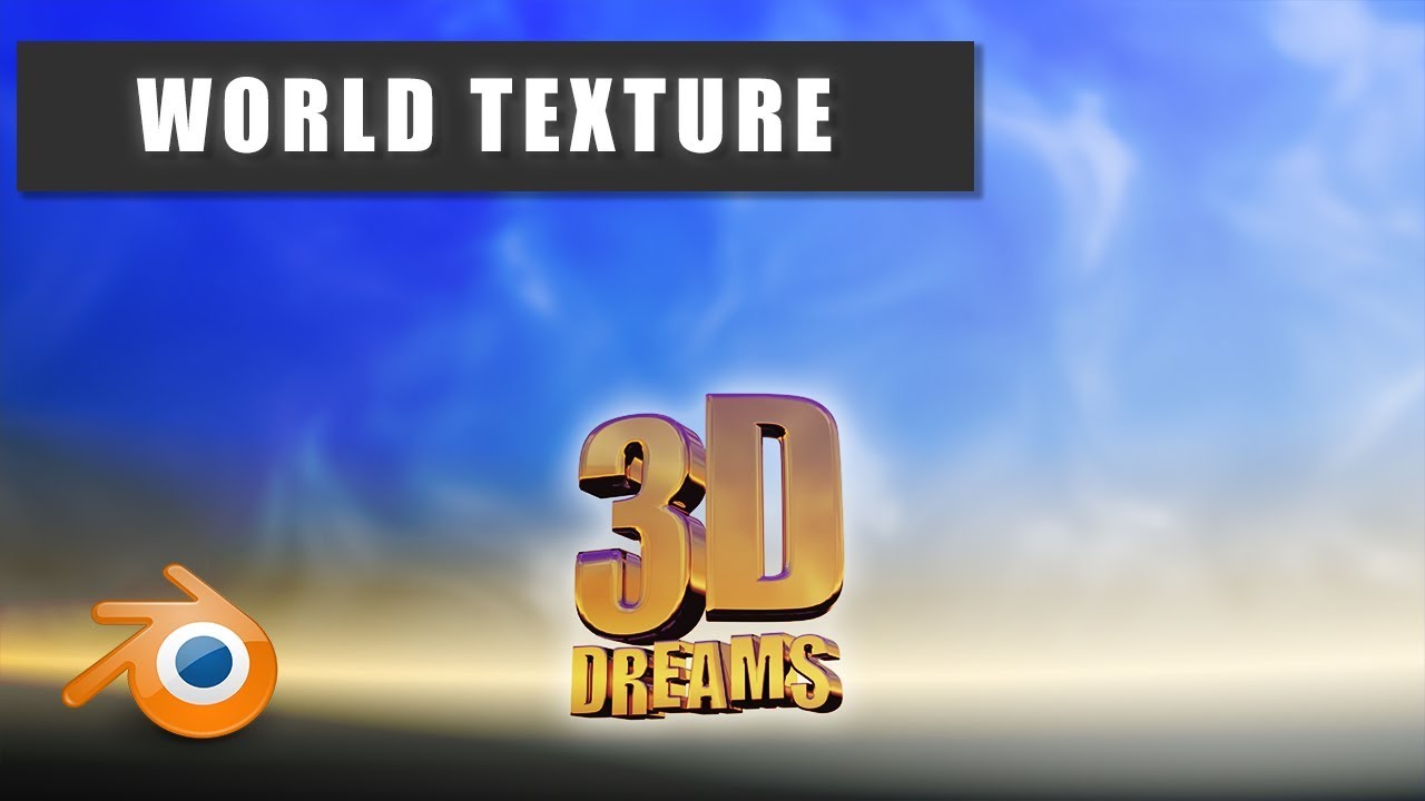 TUTORIEL BLENDER : CREER VOTRE WORLD TEXTURE (Cycles render) - YouTube