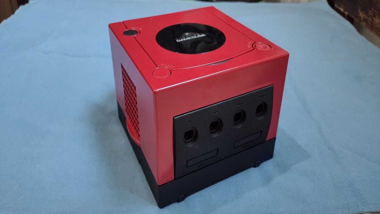 gamecube red black edition - YouTube
