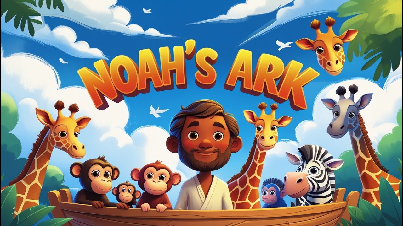 🚢 Noah Built a Big Boat! 🌊 | Fun Bible Song for Kids | Christian ...