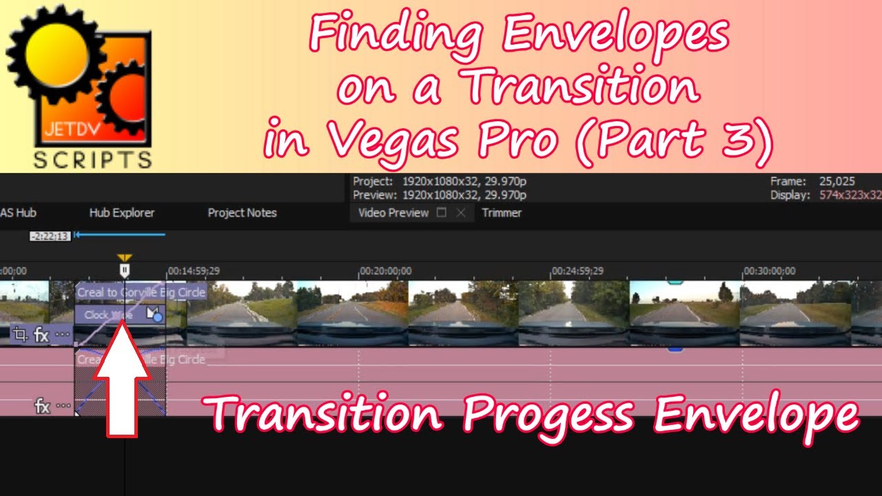 Finding Envelopes on a Transition in VEGAS Pro (Part 3) - YouTube