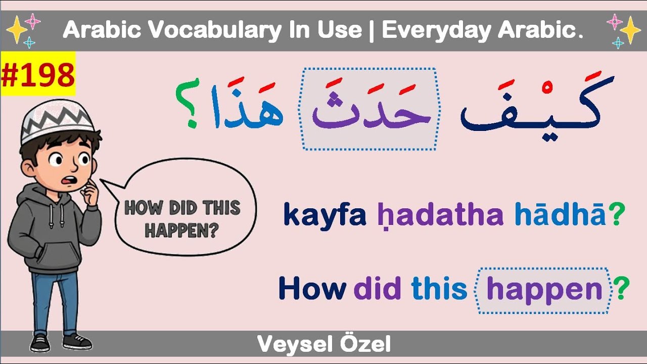 Everyday Arabic 198 #english #arabic #german #turkish #ingilizce # ...