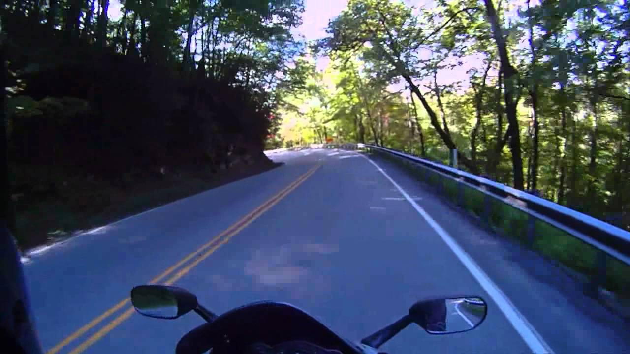 Route 50 West (Downhill), West Virginia (Twisty) - Kawasaki ZZR1200 ...