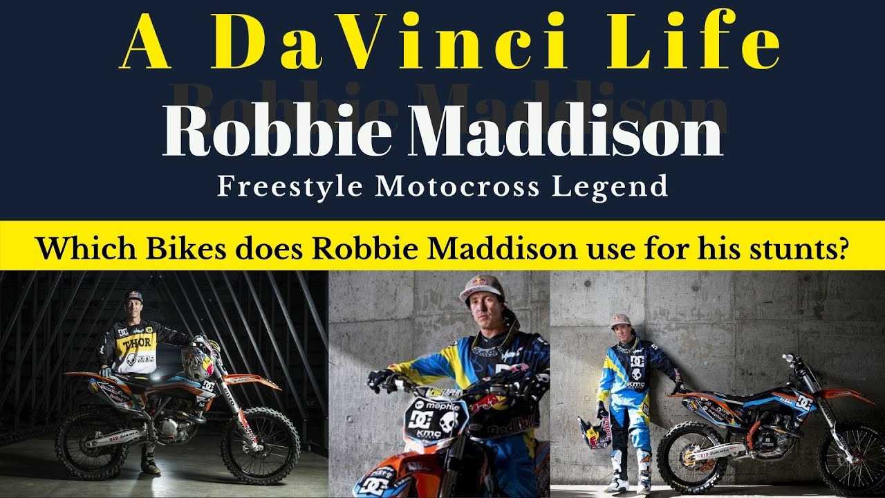 Which Bikes does Robbie Maddison use for his stunts? - YouTube