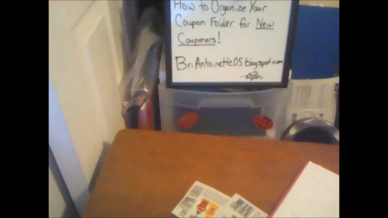 How to Organize A Coupon Folder for Beginners - YouTube