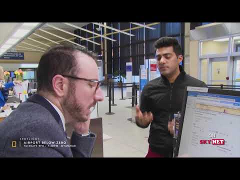 Airport below zero - YouTube