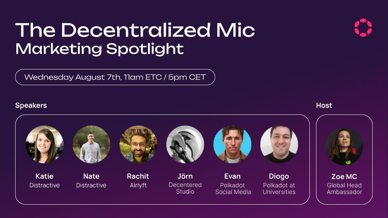 The Decentralized Mic - Marketing Spotlight - YouTube