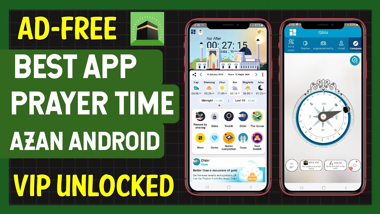 Best Free Prayer Time Azan App for Android - YouTube