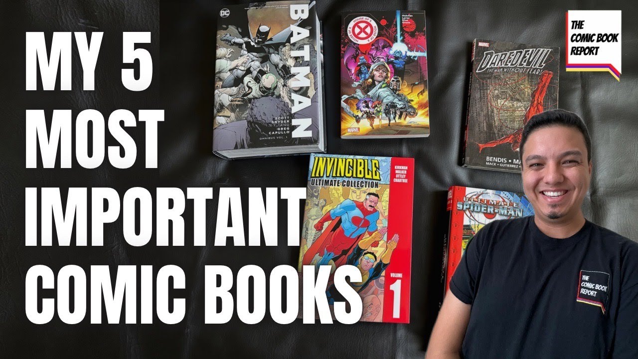 My 5 Most Important Comic Books | The Five Comic Challenge! - YouTube