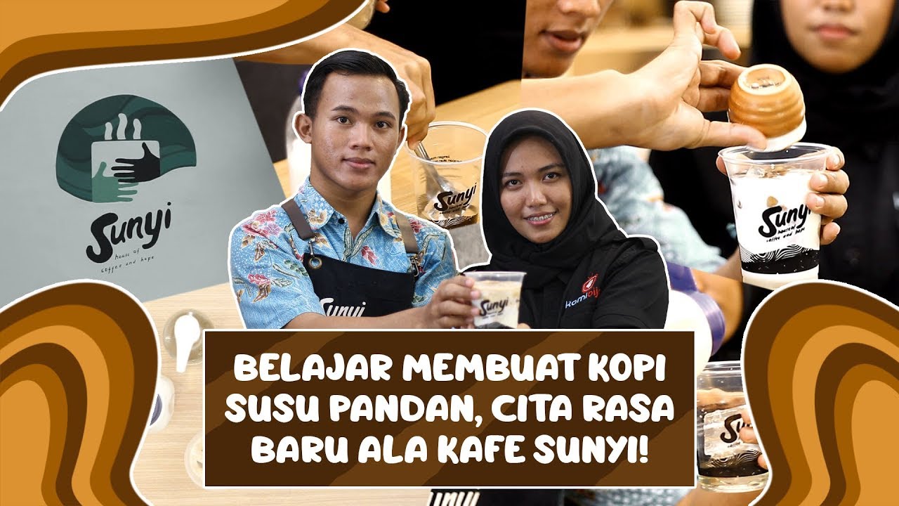 Belajar Membuat Kopi Susu Pandan, Cita Rasa Baru Ala Kafe Sunyi! - YouTube