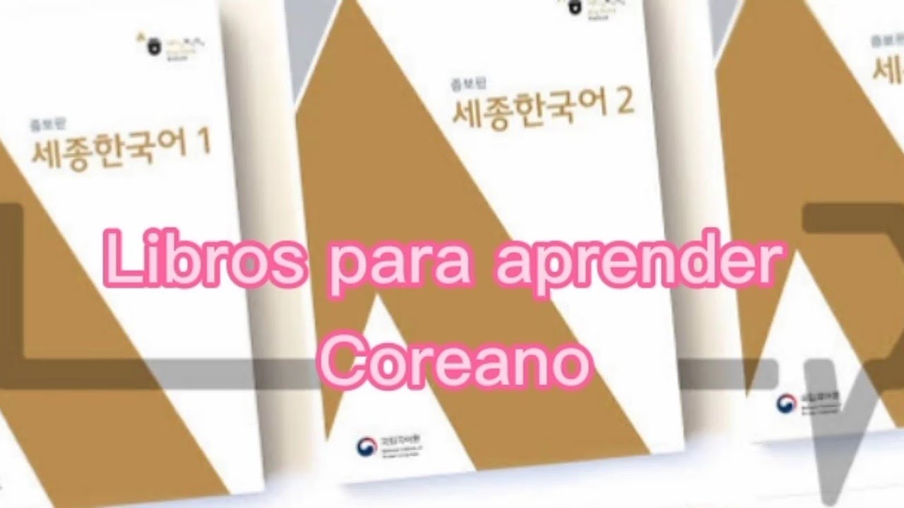 Libros para aprender Coreano - YouTube