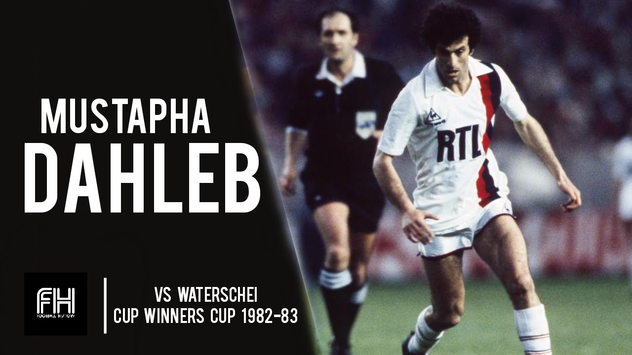 Mustapha Dahleb Skills PSG 2-0 Waterschei Cup Winners Cup 1982-83 - YouTube