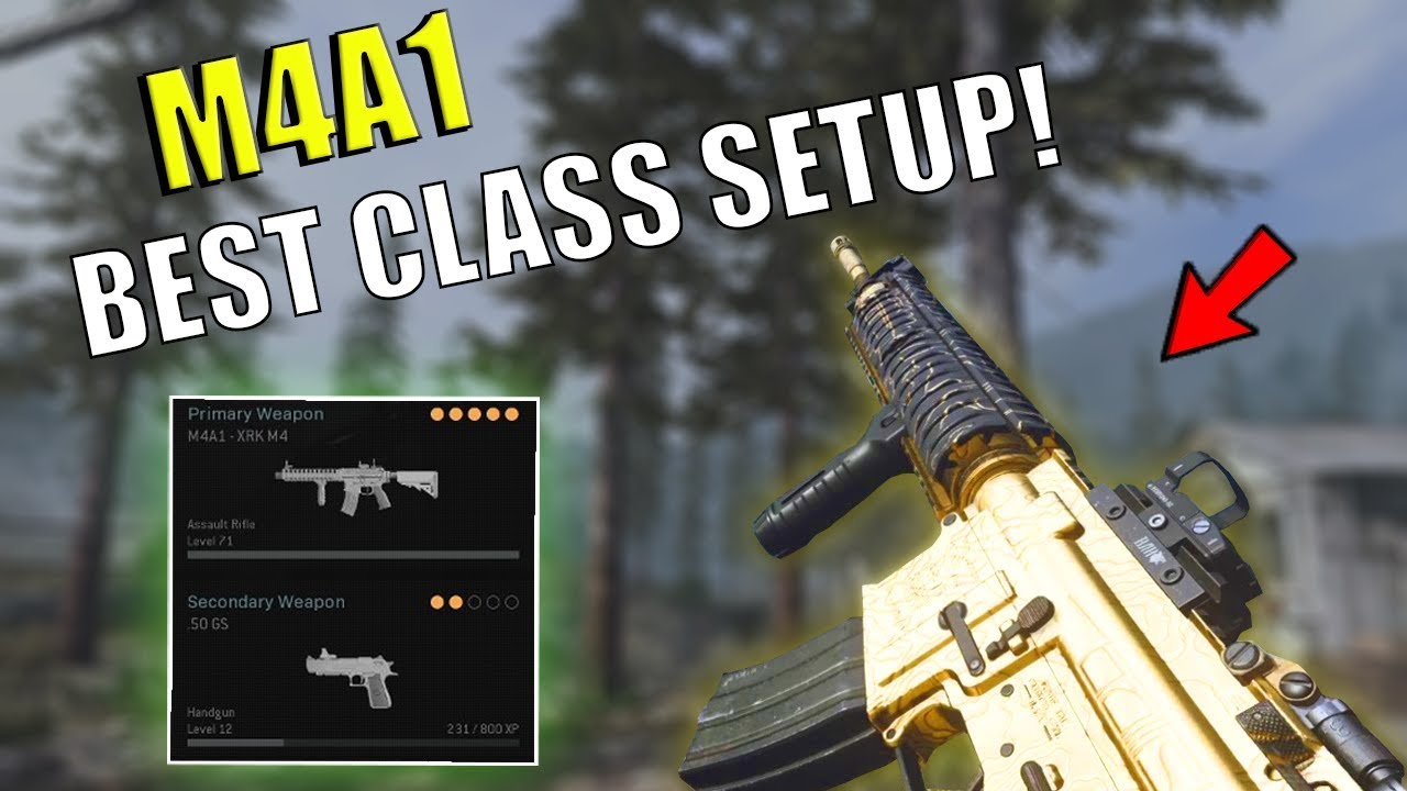 M4A1 BEST CLASS SETUP!! - Modern Warfare - YouTube