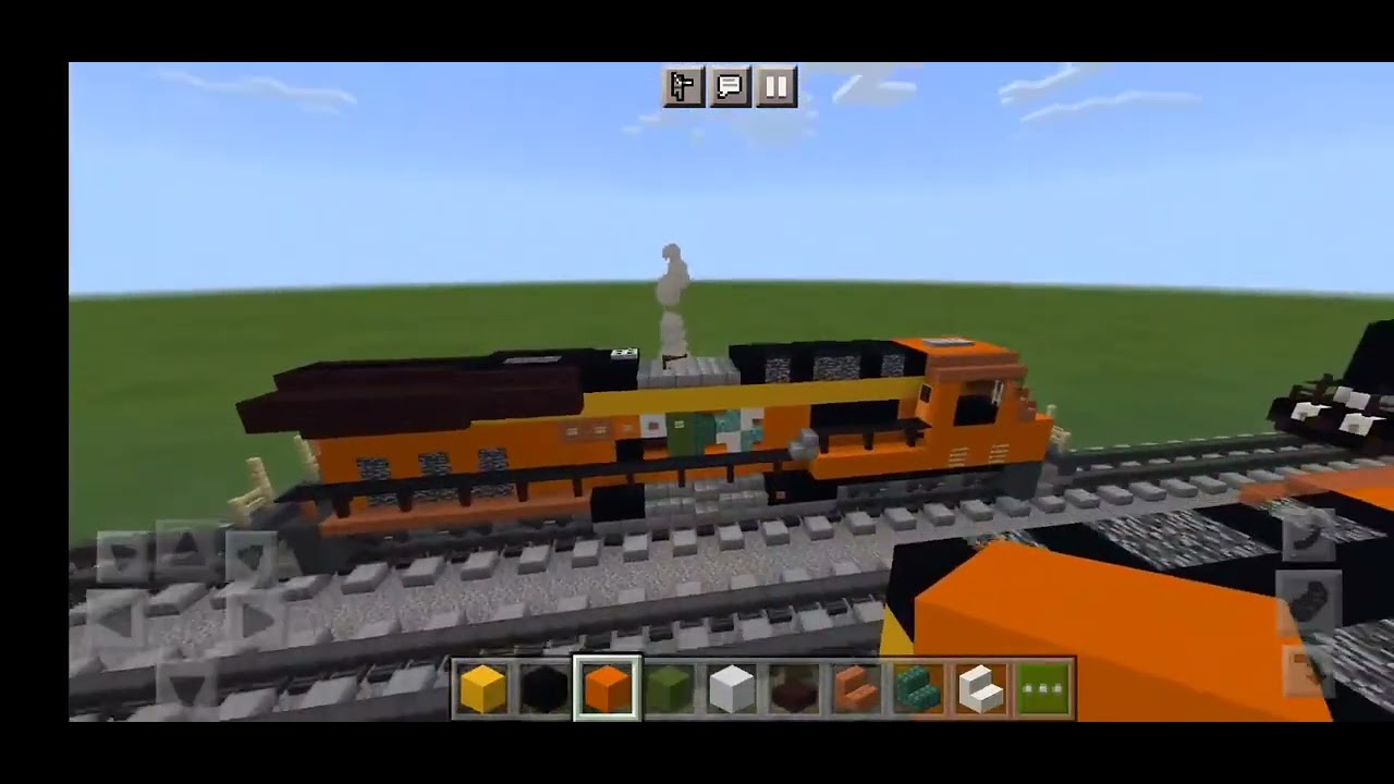 Minecraft Tutorial How to make a BNSF ES44AC 25th anniversary - YouTube