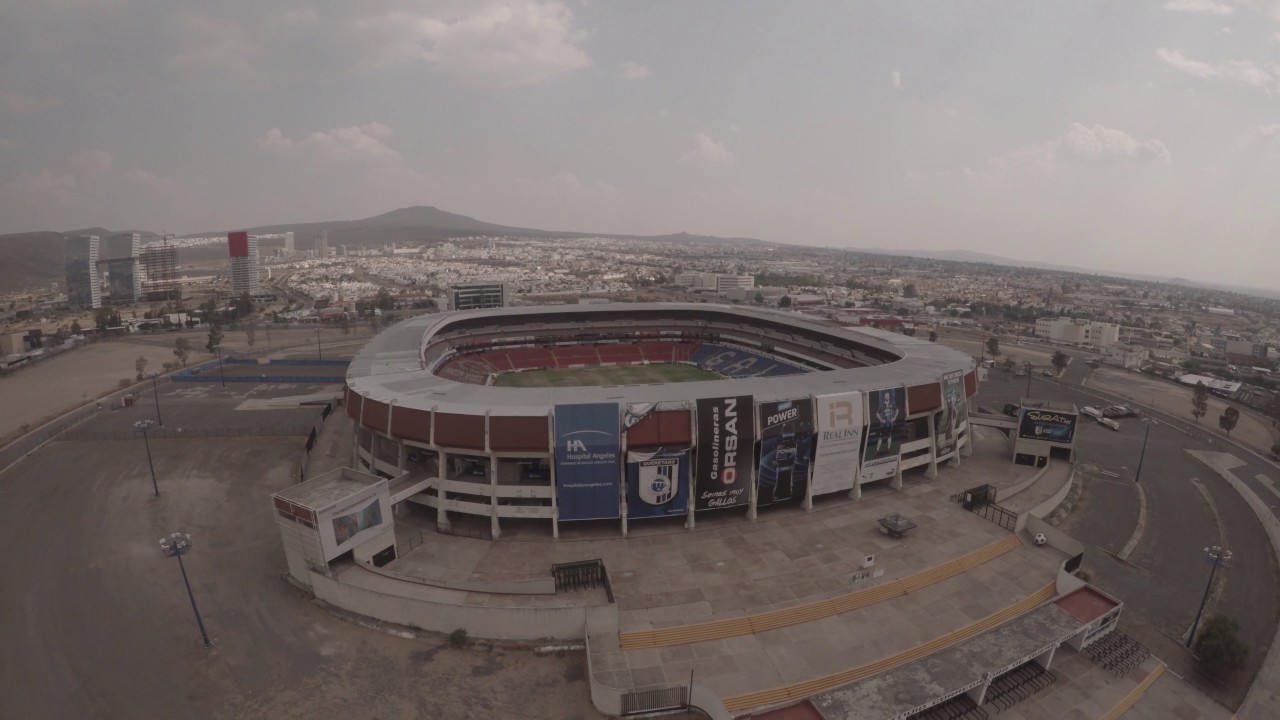 Aerial shot of Estadio Corregidora - Queretaro - YouTube