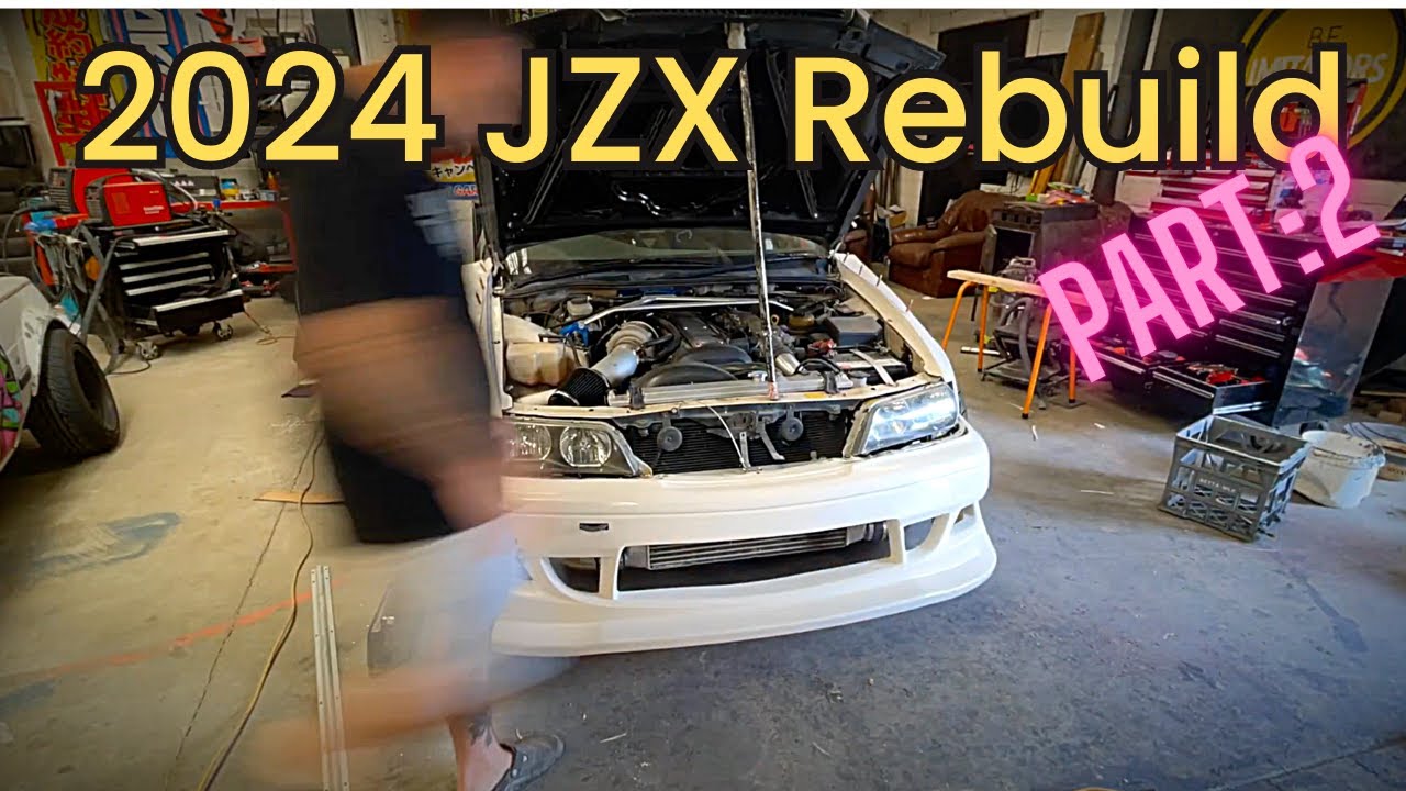 Rebuilding my jzx PT:2 / fully striped engine bay. - YouTube