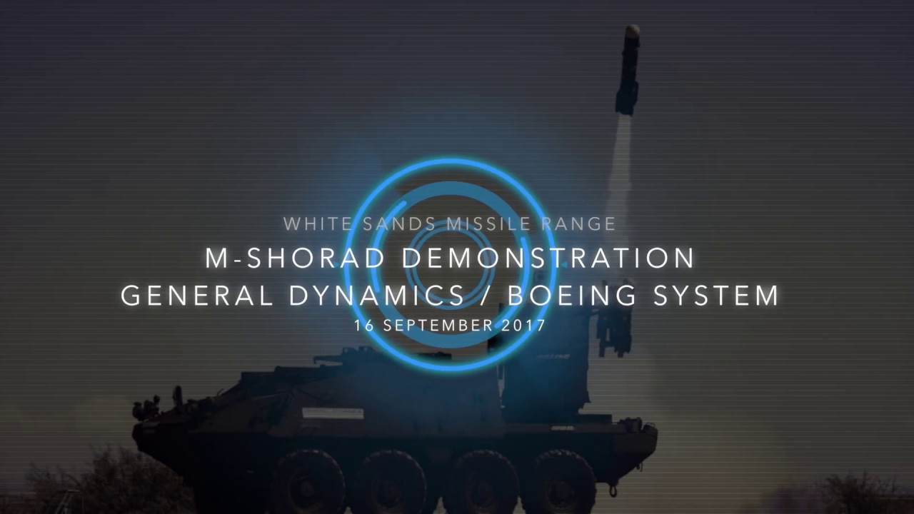 M SHORAD Demonstration General Dynamics Boeing System - YouTube