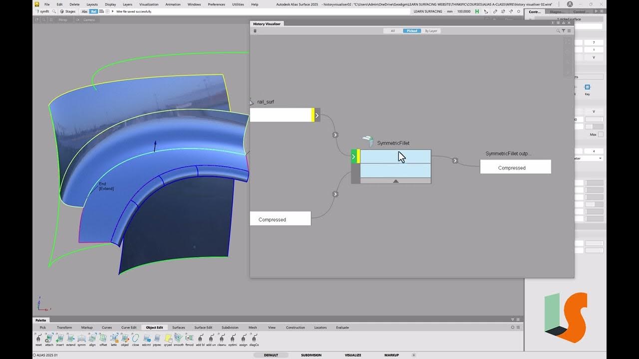 Autodesk Alias Tutorial|: History Visualiser - YouTube