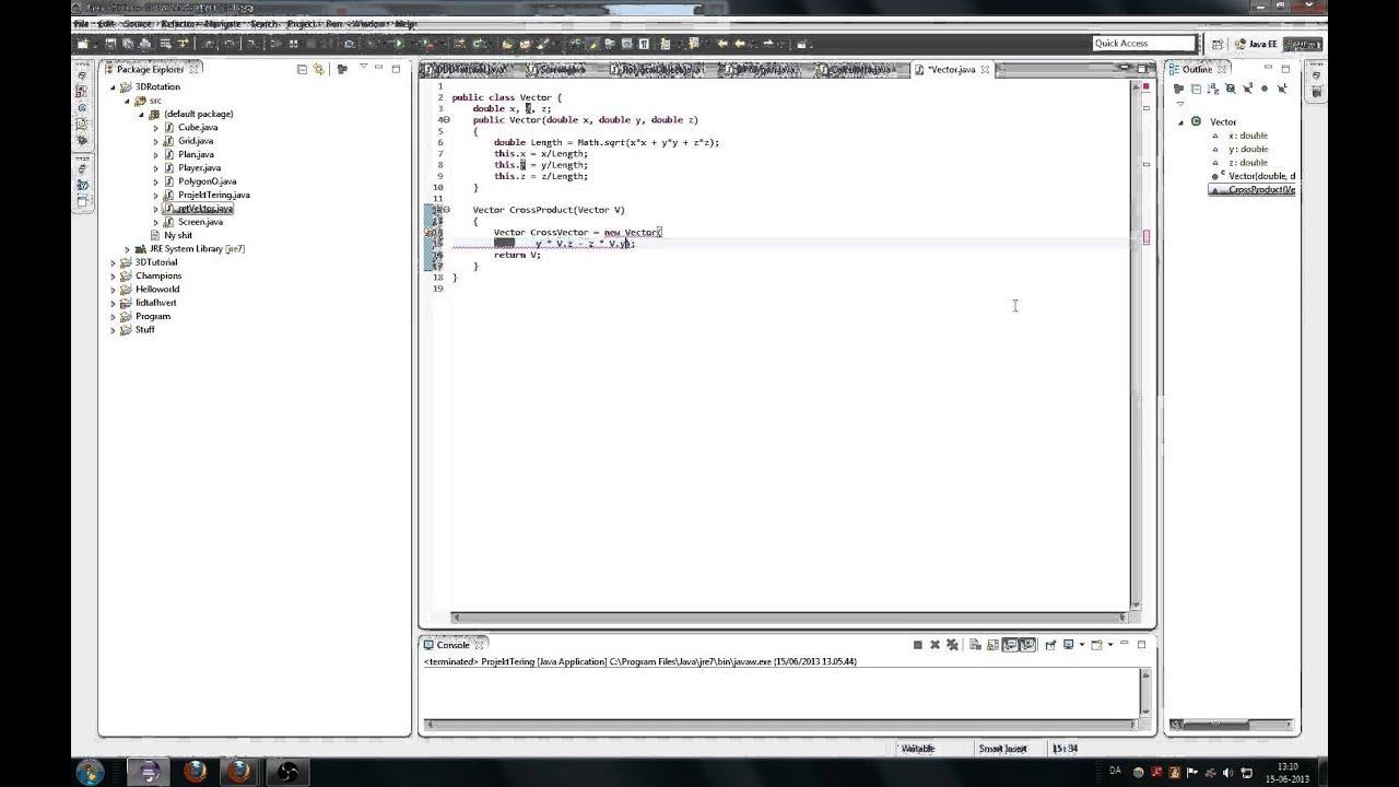 Java Tutorial #7 - 3D From scratch - Calculationz part 2 - YouTube