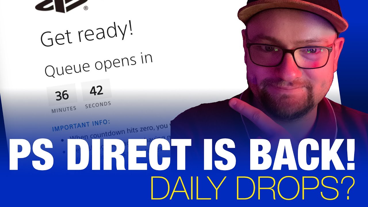 PS5 DROP INCOMING - PS Direct - PS5 DAILY DROPS are back? - PS5 Restock ...