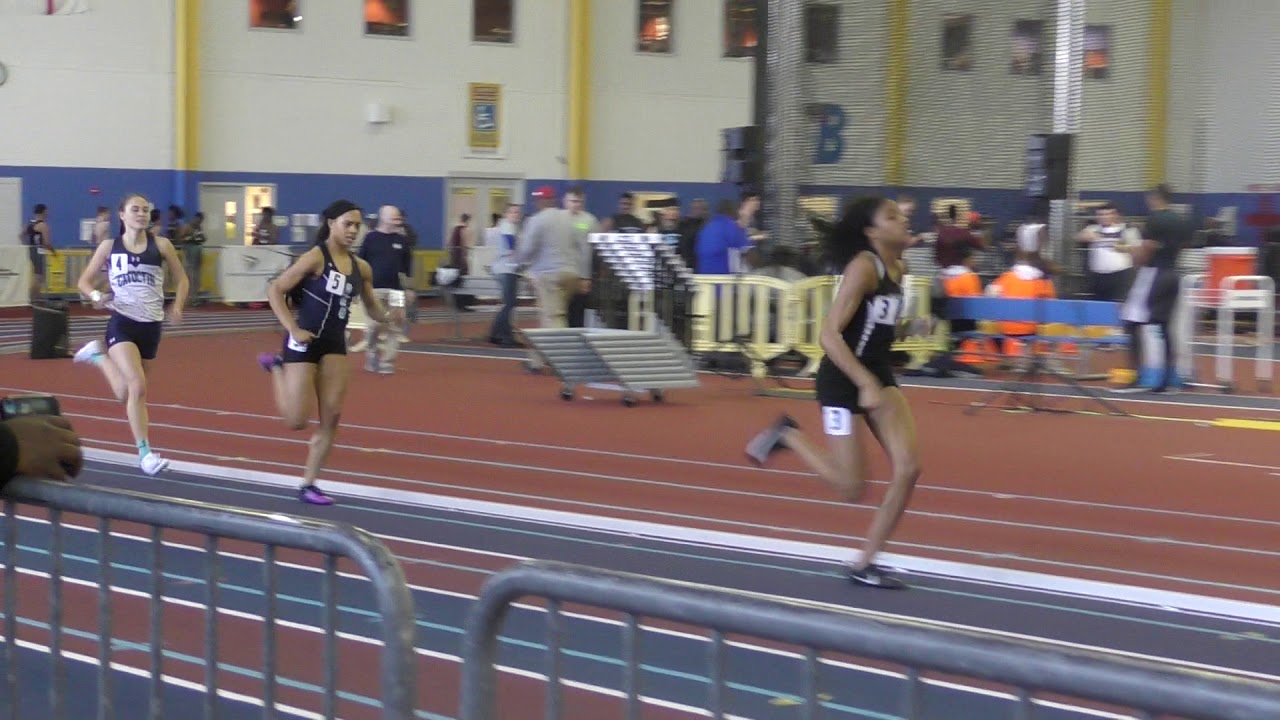 2020 MPSSAA Indoor State Championships- Laila Gaynor Girls 1A 500m Heat ...