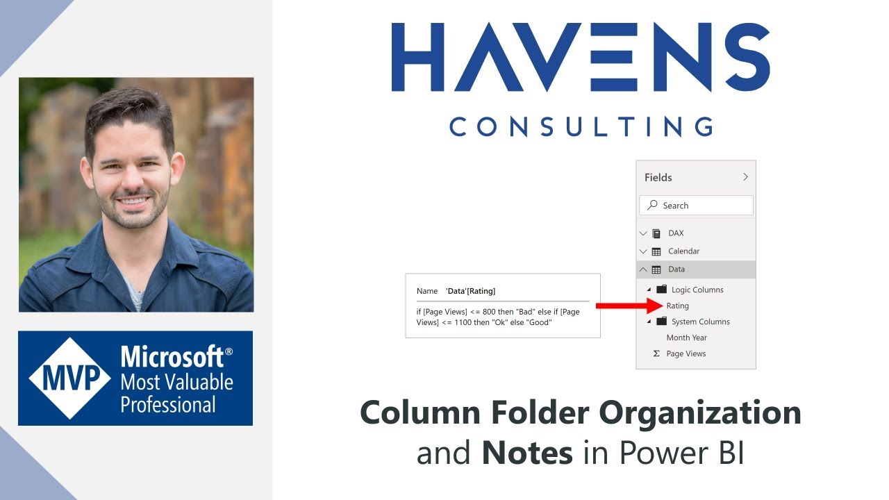 Column Folder Organization And Notes In Power BI YouTube Column Folder Organization And Notes In Power BI YouTube