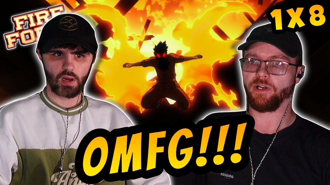 BROTHERS FIRST TIME WATCHING FIRE FORCE🔥Shinra saves Tamaki | Episode 8 Reaction | Coupla Bros ...