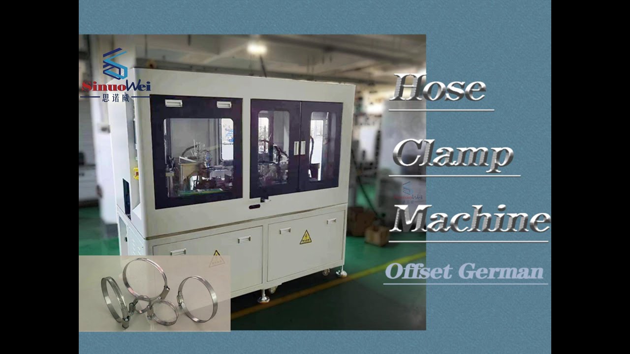 Offset German Hose Clamp Machine #automatic #machine #hoseok #machinery ...