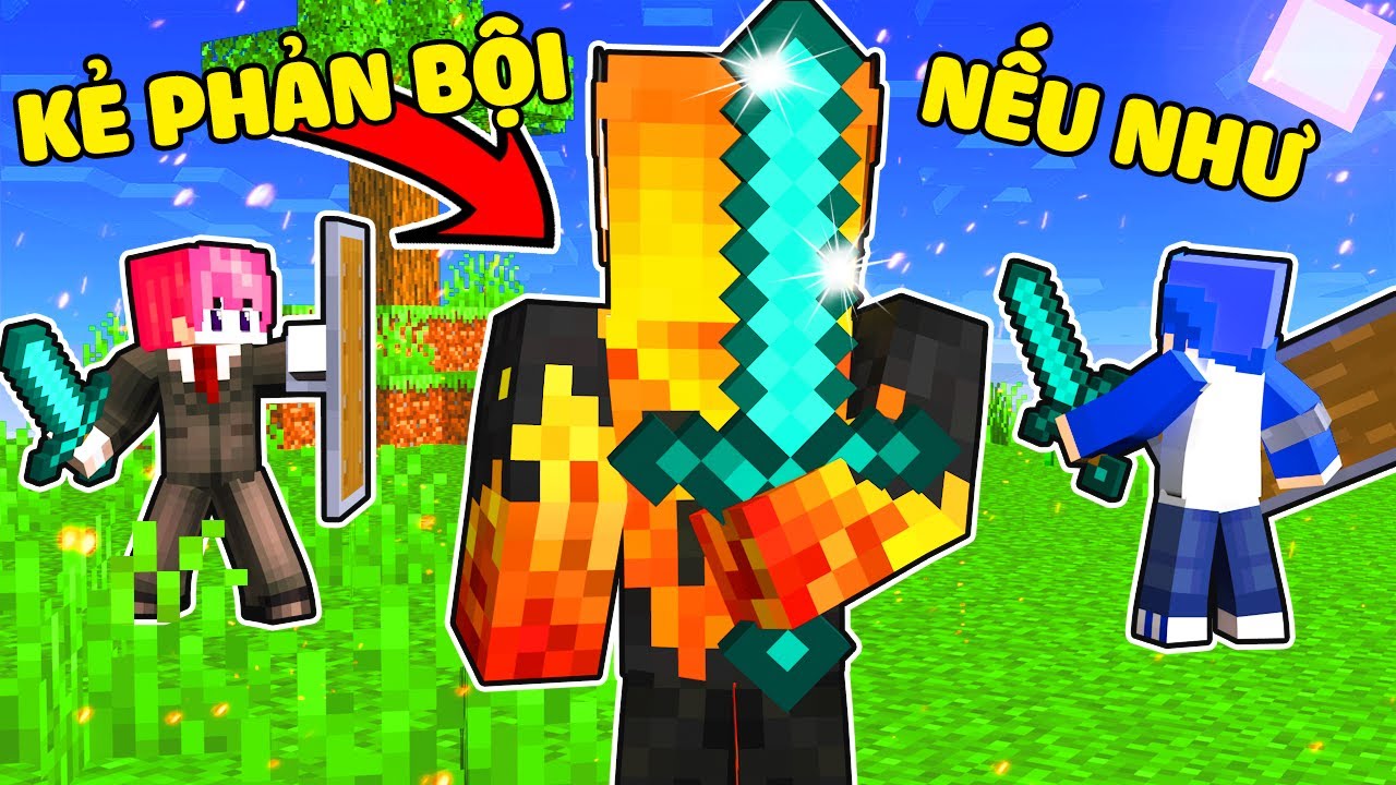 NẾU NHƯ JACKVN TIẾP TAY CHO HIHA PHẢN BỘI HUY NOOB TRONG MINECRAFT*SINH ...