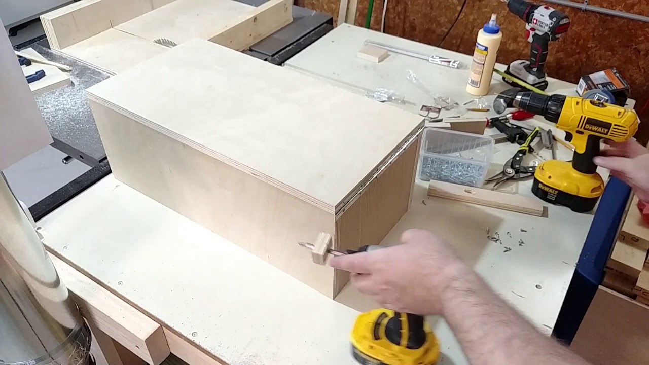 Wall mount thread cabinet - YouTube