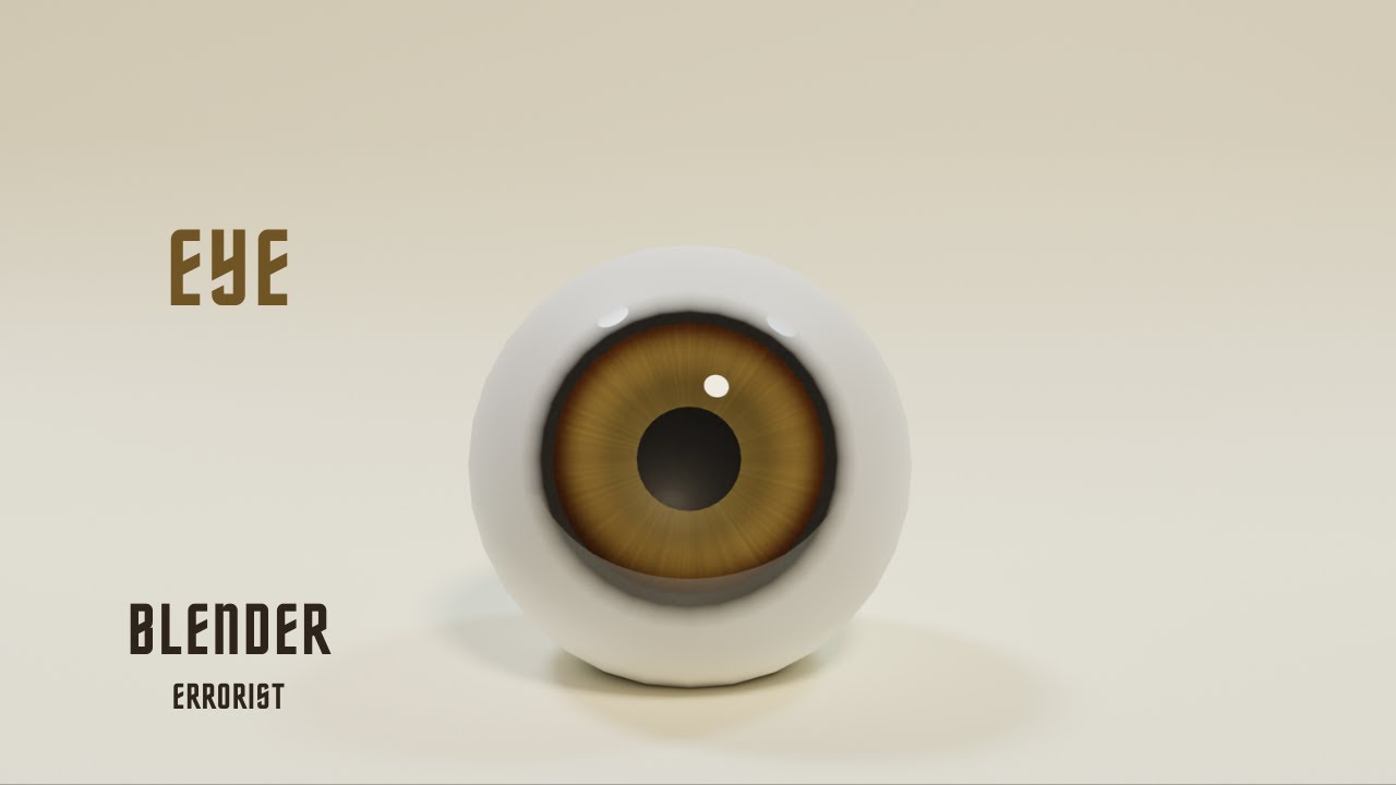 Eyes - Iris - Tutorial - Blender 👀 - YouTube