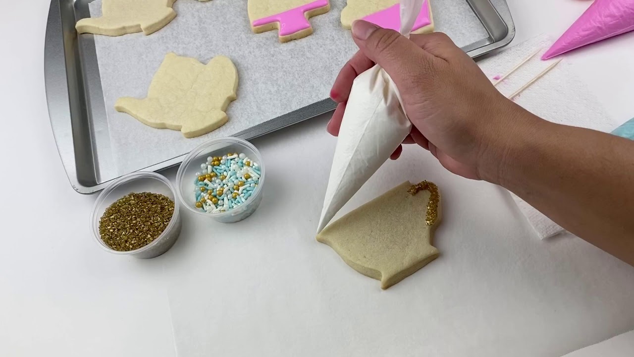 Tea Time Cookie Decorating - YouTube
