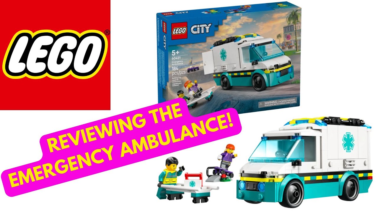 Reviewing the LEGO Emergency Ambulance!. A New Lego City Kit For 2025 ...