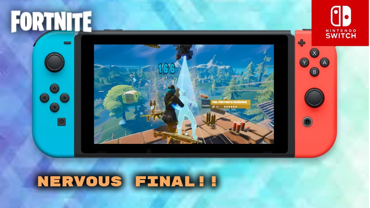 Nintendo Switch Fortnite Gameplay HD/ Great Final ! - YouTube