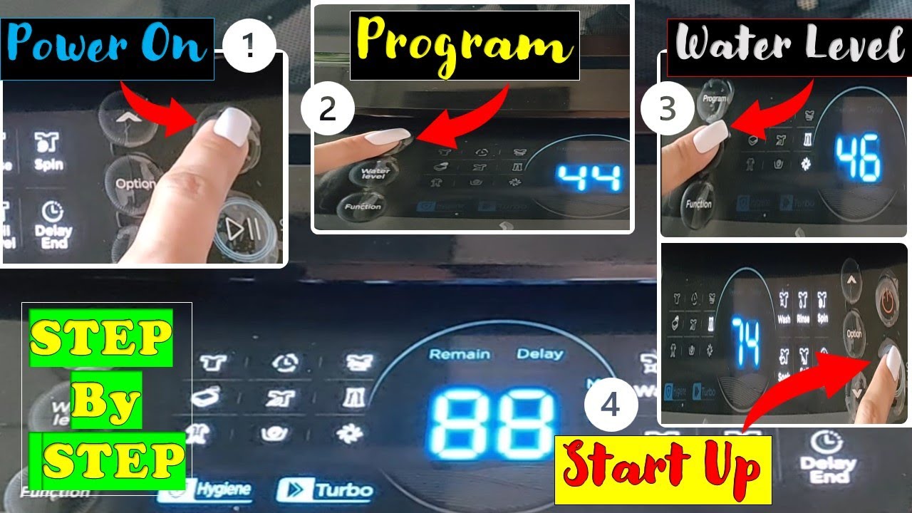 STEP BY STEP GUIDE: HOW TO PROGRAM MIDEA AUTOMATIC TOP LAOD WASHING ...