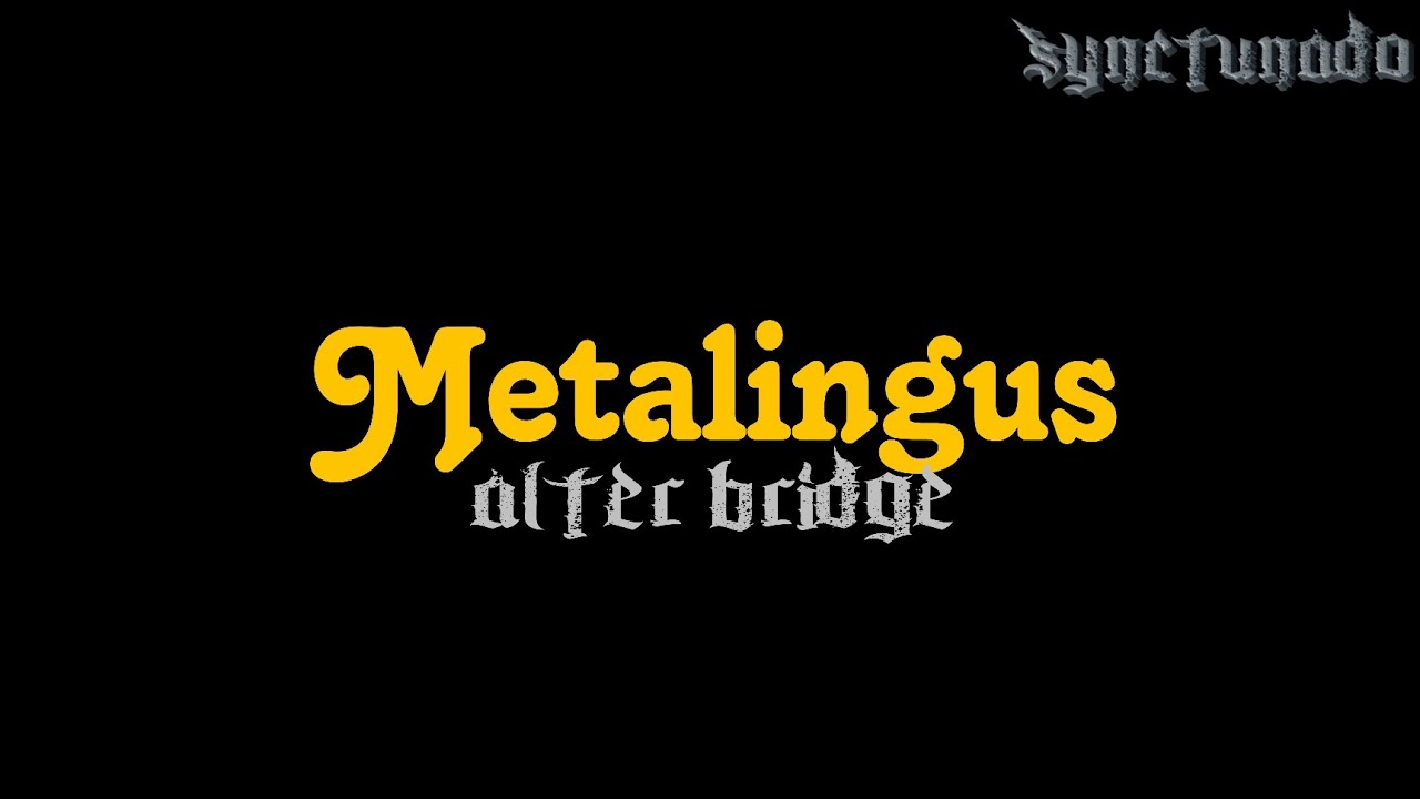 METALINGUS [ ALTER BRIDGE ] KARAOKE | MINUS ONE - YouTube