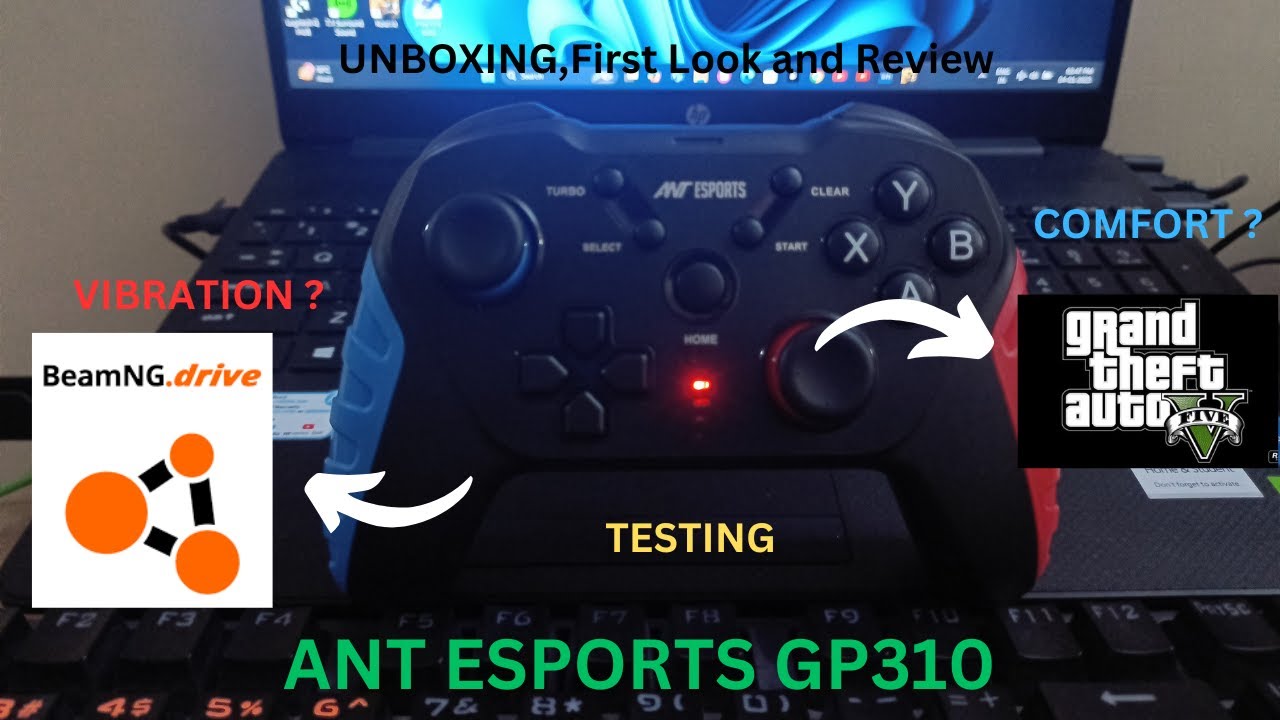 Unboxing,First Look,Review and testing ANT ESPORTS GP310🎮 | Game and ...