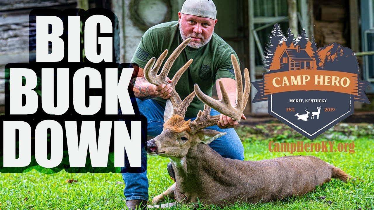 Buck of a lifetime at Camp Hero KY - YouTube